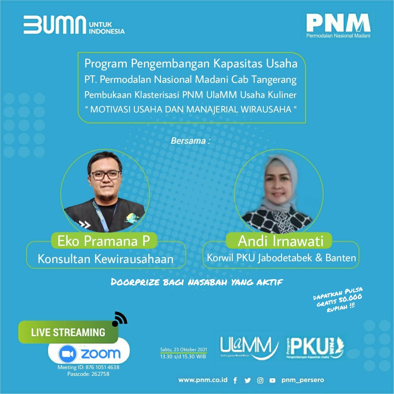 Nasabah PNM UlaMM Tangerang Diminta Jangan Kendor Membangun Usaha ...